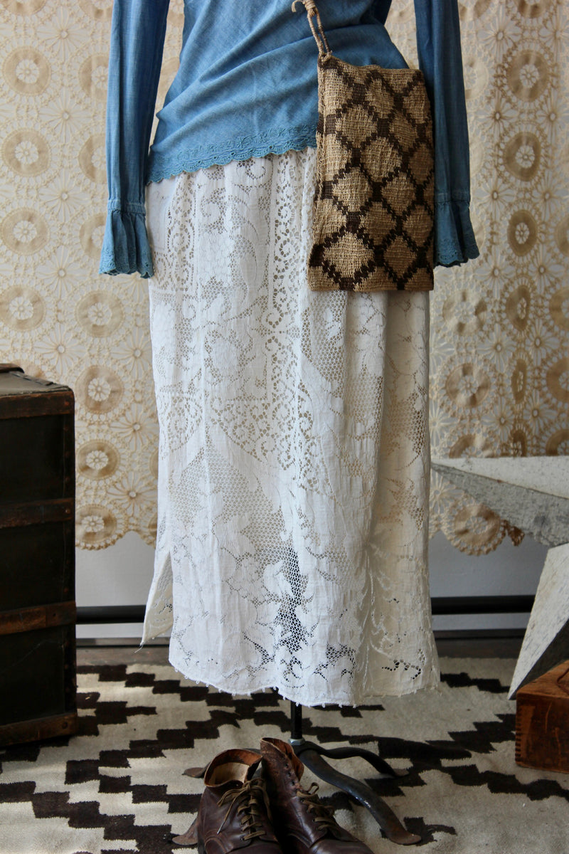 The Highlands Foundry Heirloom Crochet Duster Skirt THF98