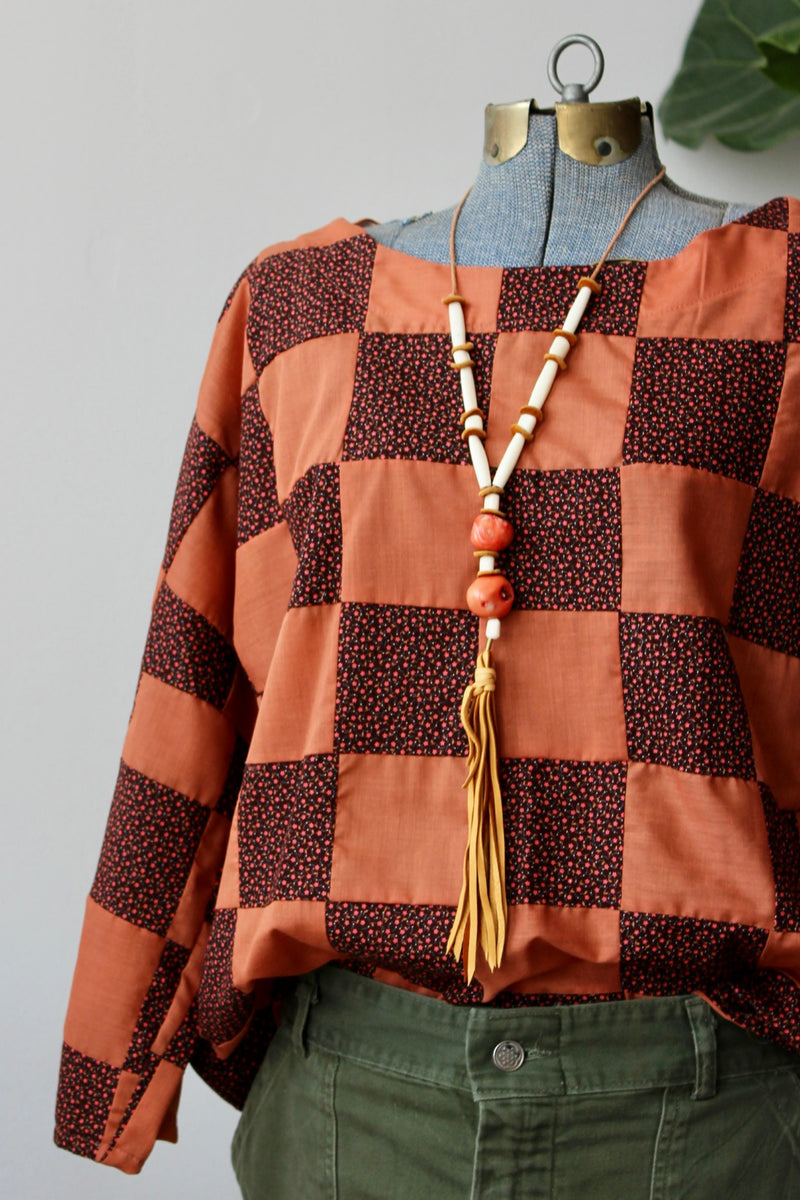 The Highlands Foundry Rust Heritage Quilt Top THF59